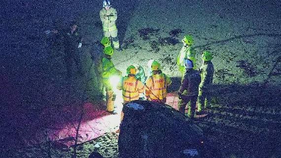 Driver, 82, survives 40-foot cliff plunge | cambrian-news.co.uk