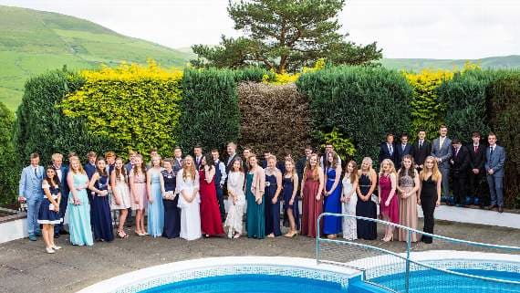 Glitz and glamour at Ysgol Uwchradd Tywyn's leavers' prom | cambrian ...