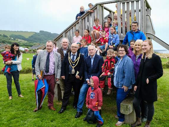 BBC’s Huw Edwards opens park in name of his late father | cambrian-news ...