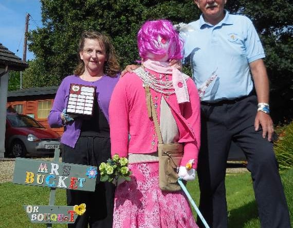 Pink scarecrows cause a stir in village | cambrian-news.co.uk