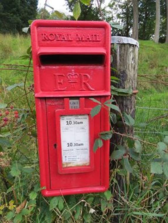 Postbox stolen from beauty spot | cambrian-news.co.uk