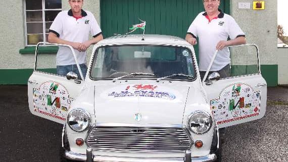 Father and son return from 3,000-mile Italian Job rally | cambrian-news ...