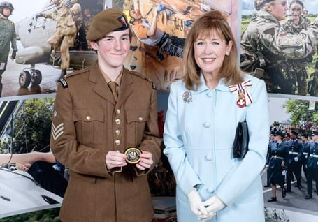 Cadet honoured by Lord-Lieutenant of Dyfed | cambrian-news.co.uk