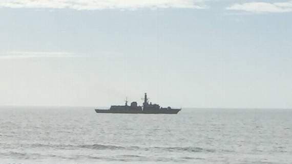 Large warship spotted in Cardigan Bay explained | cambrian-news.co.uk