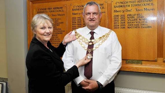 Rob is new mayor of Barmouth | cambrian-news.co.uk