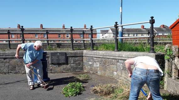 Residents clear cycle path after rat problems | cambrian-news.co.uk