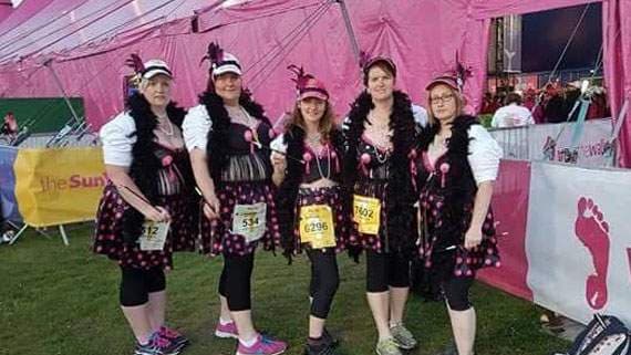 Friends raise £870 through Moonwalk event | cambrian-news.co.uk