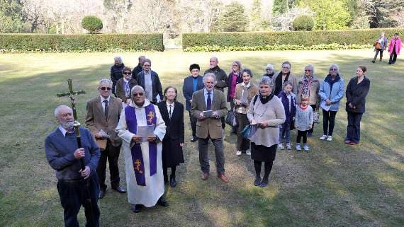 Christians join together to inaugurate garden | cambrian-news.co.uk