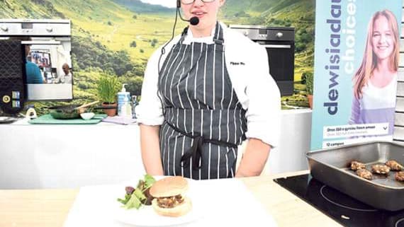 Pippa takes part in show’s cooking demonstrations | cambrian-news.co.uk