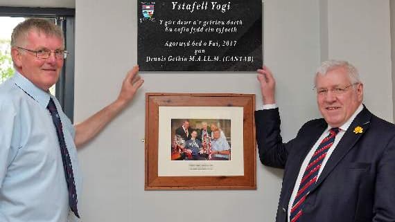 Extension opens in rugby club in memory of legend Yogi | cambrian-news ...