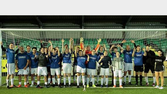 Tesco and Morrisons go head to head in charity football match ...