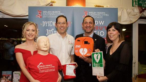 Rugby star Moon in defib fundraiser | cambrian-news.co.uk