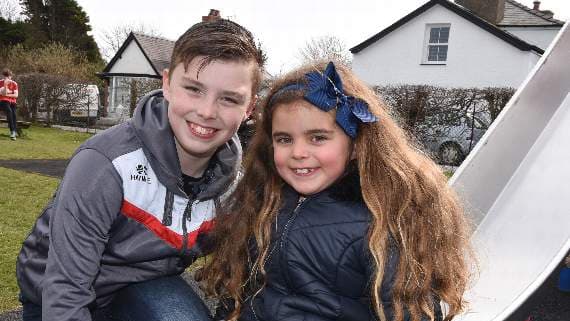Party for brave Evie before tumour therapy | cambrian-news.co.uk