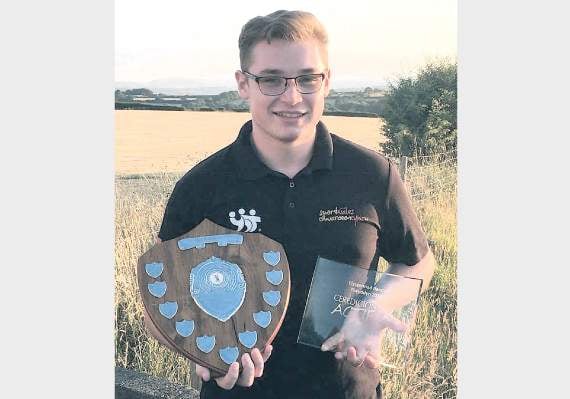 Osian becomes Platinum Young Ambassador | cambrian-news.co.uk