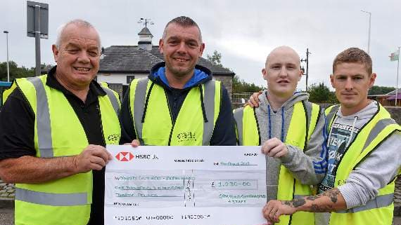 £1,230 donated to hospital ward | cambrian-news.co.uk