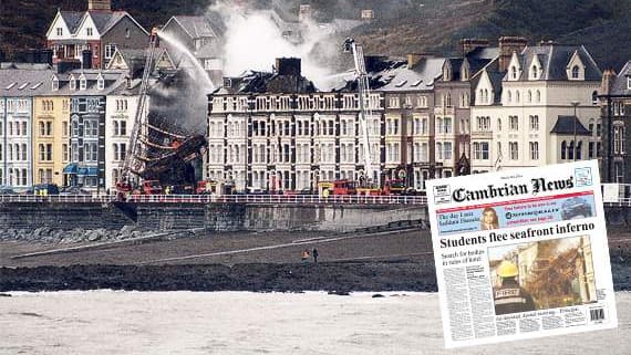 A look back at devastating Aberystwyth seafront blaze | cambrian-news.co.uk