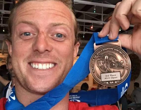 One-legged surfer among world’s top three | cambrian-news.co.uk