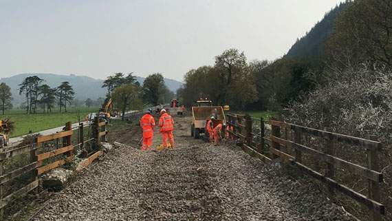 Vital rail link reopens after storm damage | cambrian-news.co.uk