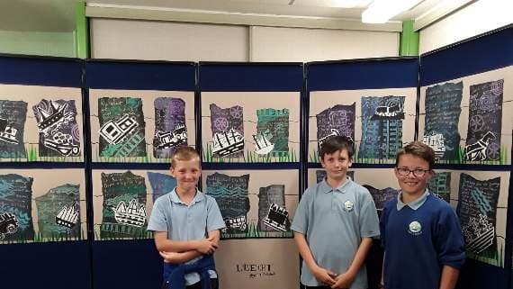 Slate history inspires pupils to create art | cambrian-news.co.uk