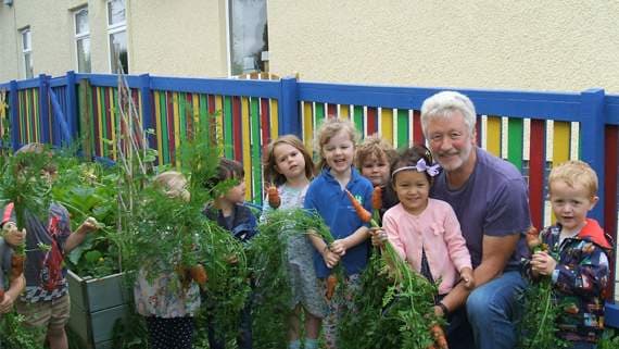 Winning carrots plant seeds for children's future | cambrian-news.co.uk