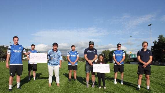 Aberystwyth Rugby Club raises £2,500 for town's hospital | cambrian ...