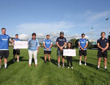 Aberystwyth Rugby Club raises £2,500 for town's hospital | cambrian ...