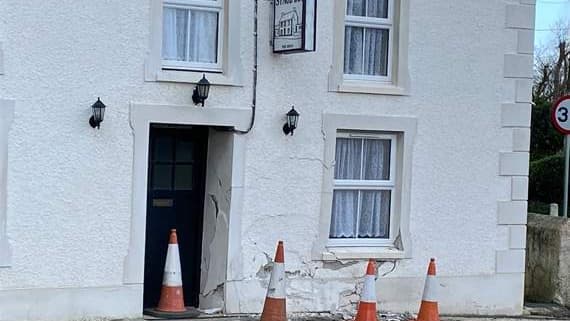 Pub hit by car for third time in three years | cambrian-news.co.uk