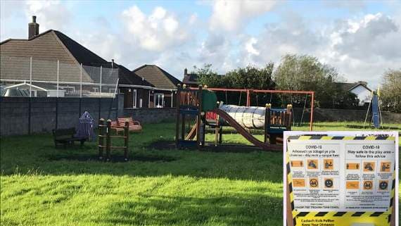 Tregaron reopens town's playground | cambrian-news.co.uk