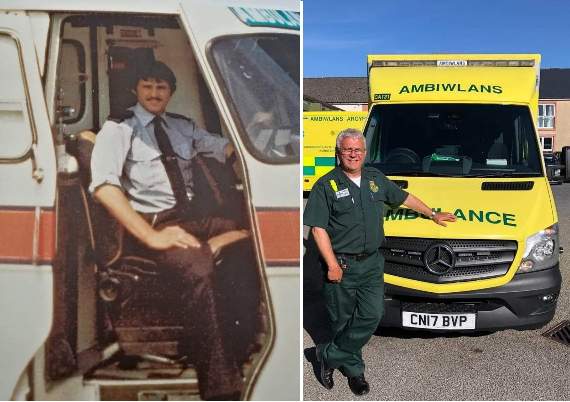 Gary the 'ambulance man' retires after 40 years' service | cambrian ...