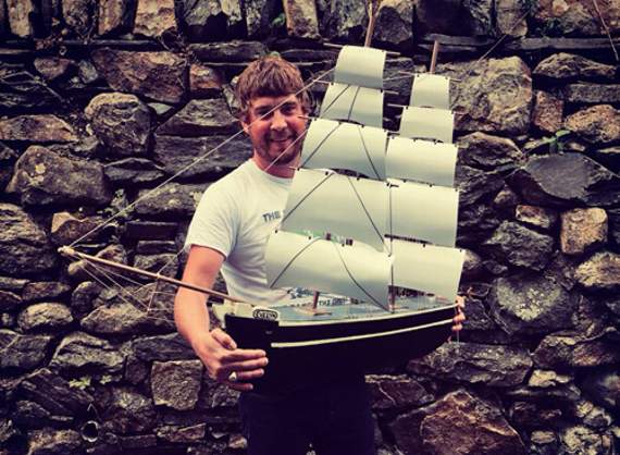 Work nearly complete on Porthmadog pub’s iconic model ship | cambrian ...