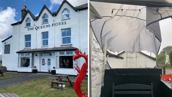 Fundraiser launched to help storm-damaged pub | cambrian-news.co.uk