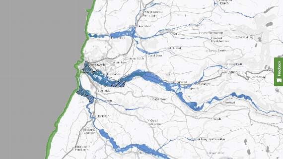 New map highlights flood risk across mid Wales | cambrian-news.co.uk