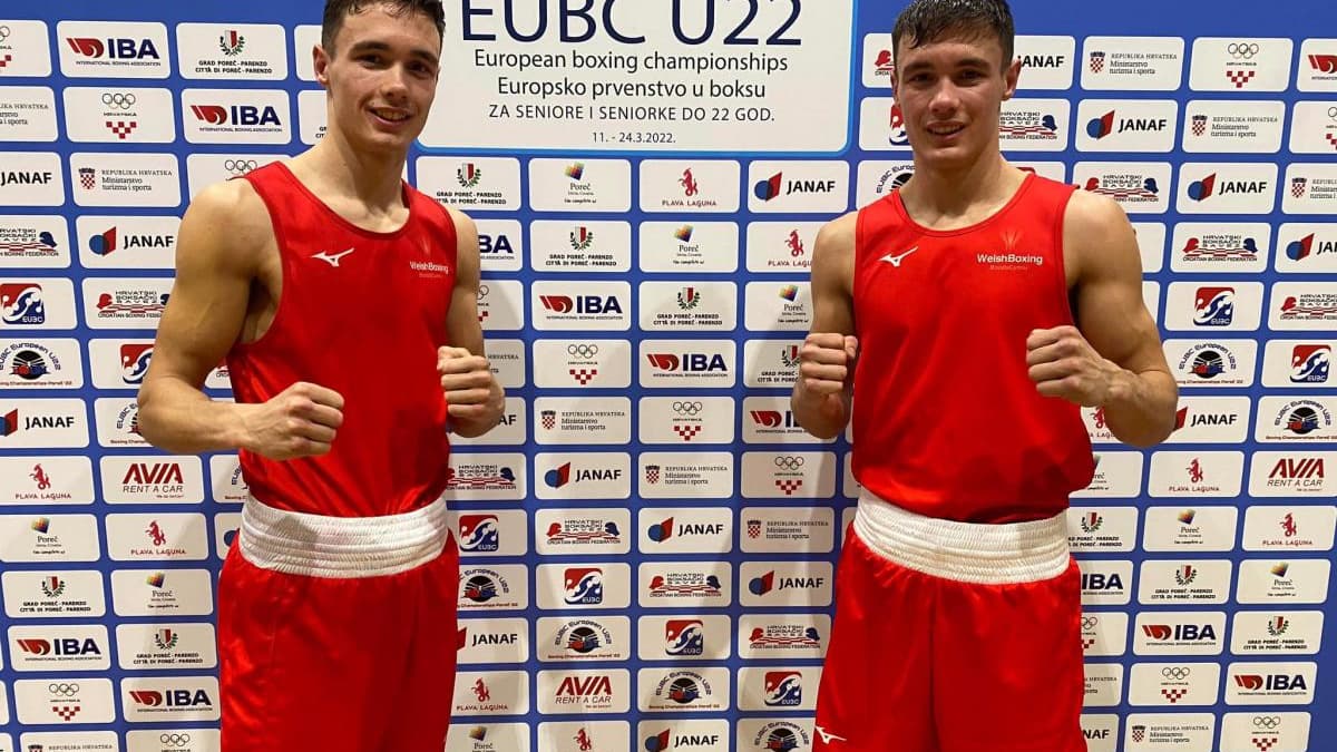 European boxing silver medals for brilliant Croft brothers | cambrian ...