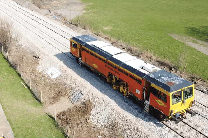 Rail line reopens following extensive storm damage | cambrian-news.co.uk