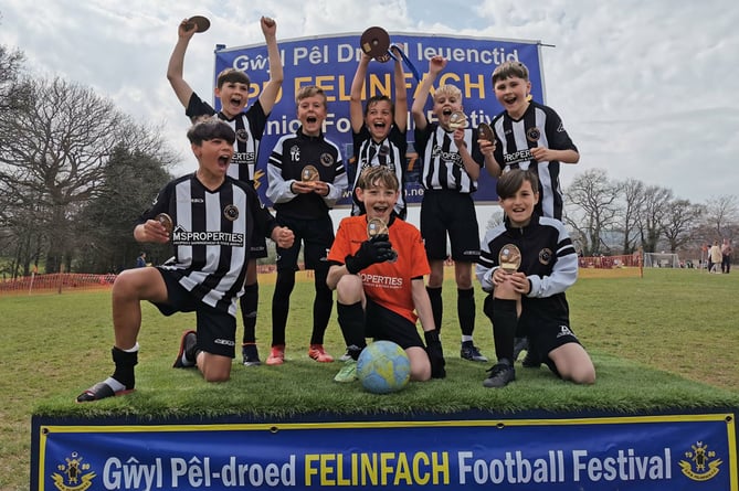 612 players compete at popular CPD Felinfach Junior Football Festival ...