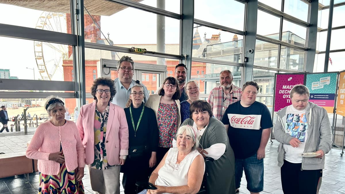 Mencap Ceredigion travel to the Senedd to launch new partnership ...