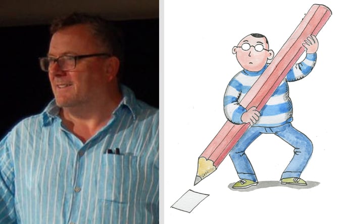 Cartoonist shares his skills with Aberystwyth | cambrian-news.co.uk