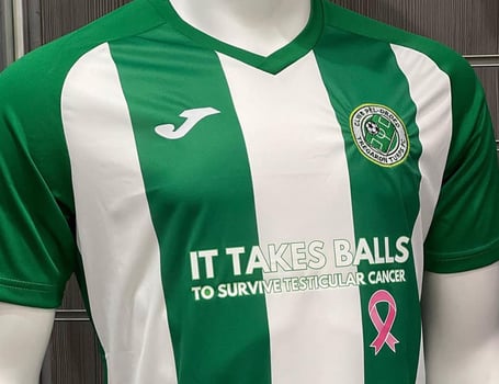New Turfs kit raises awareness of testicular cancer | cambrian-news.co.uk