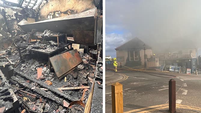 Potentially ‘catastrophic’ fire destroys business | cambrian-news.co.uk