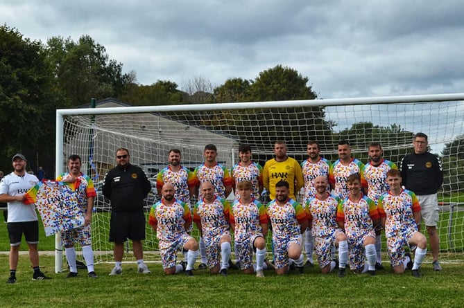 Penparcau debut colourful new kit designed by Ysgol Llwyn yr Eos pupil ...