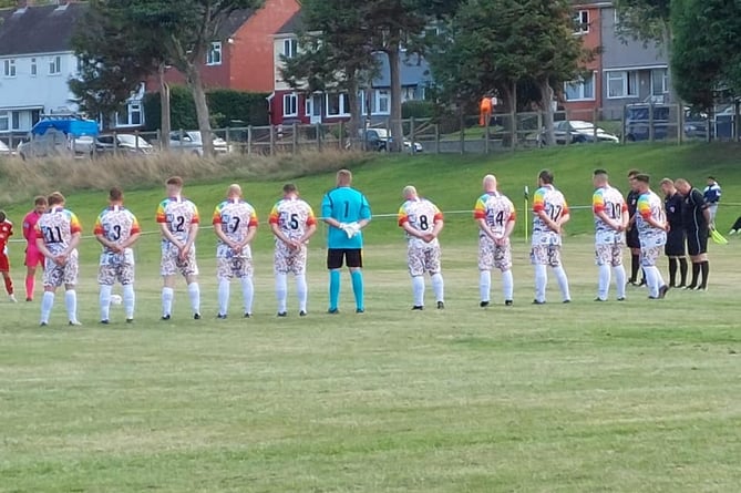 Penparcau debut colourful new kit designed by Ysgol Llwyn yr Eos pupil ...