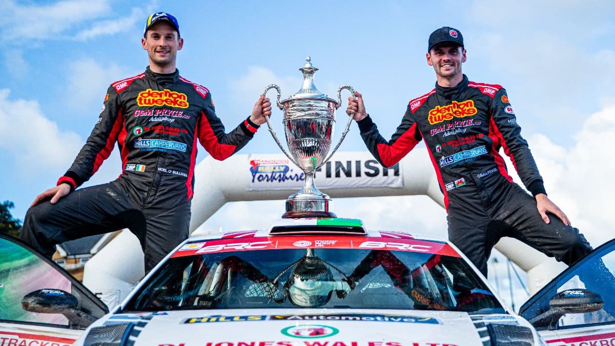 Emotional Osian Pryce wraps up maiden British Rally Championship title ...
