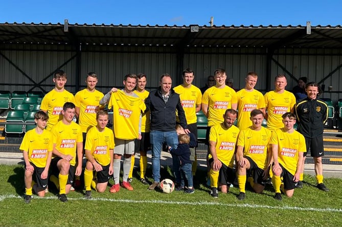 Aberaeron new kit sponsored by Morgan & Davies | cambrian-news.co.uk