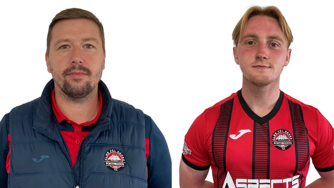 Porthmadog win manager and player of the month awards | cambrian-news.co.uk