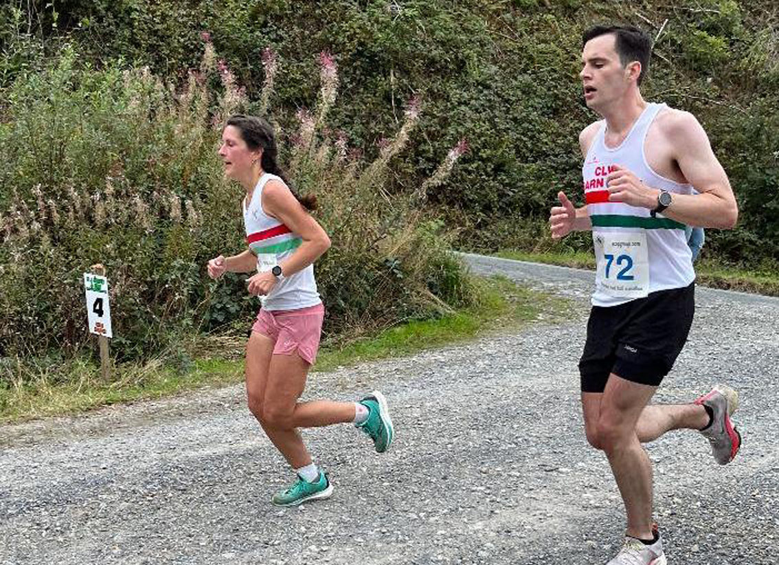 Sarn Helen’s Dee Jolly wins her Pumsaint Half Marathon age category ...