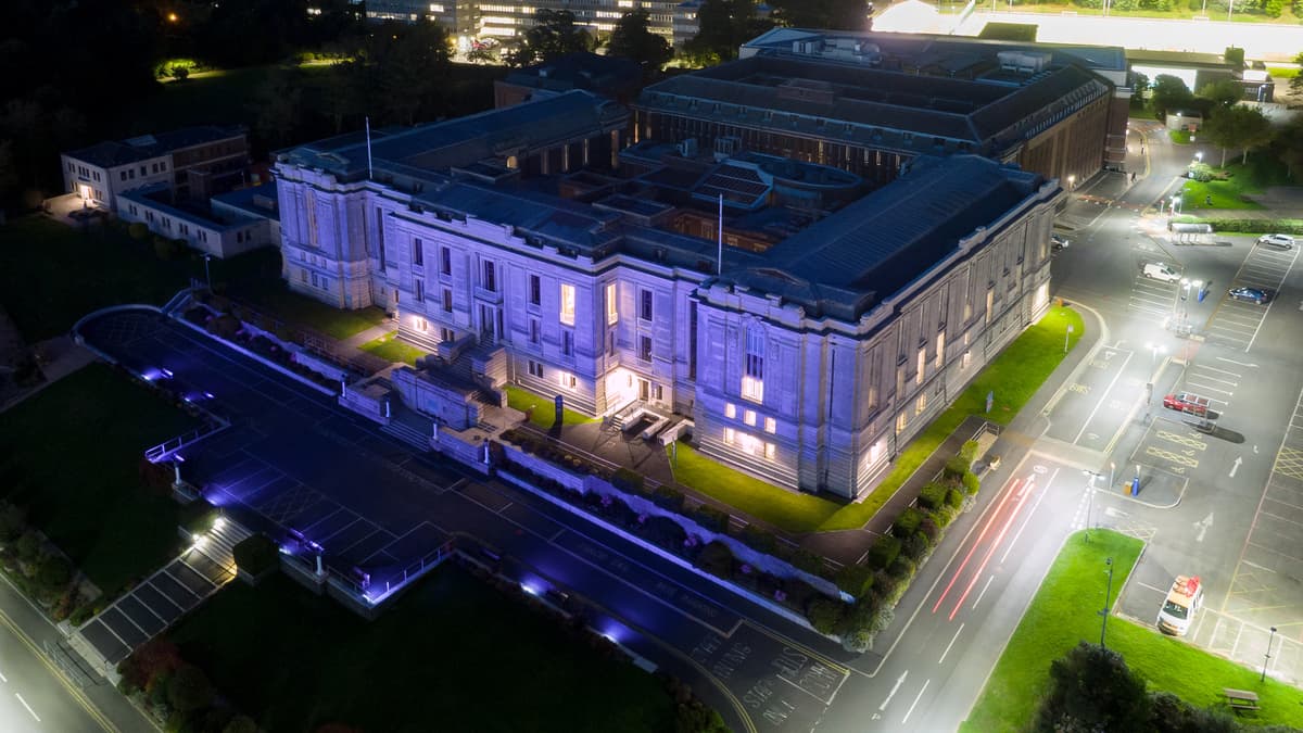 Aberystwyth’s National Library to light up purple for good cause ...