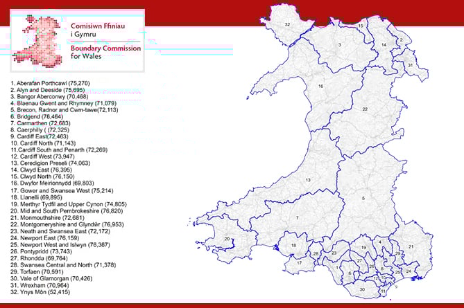 Boundary changes: What the proposals mean for mid and north Wales ...
