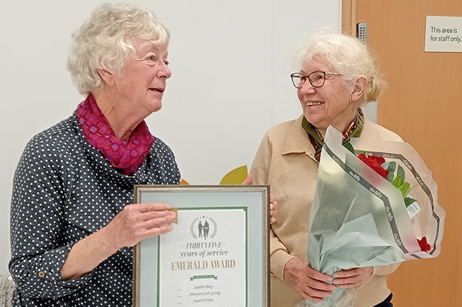 Recognition for Aberystwyth Riding for the Disabled Group stalwart ...