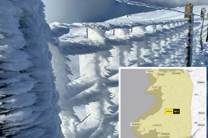 Yellow warning for icy conditions | cambrian-news.co.uk