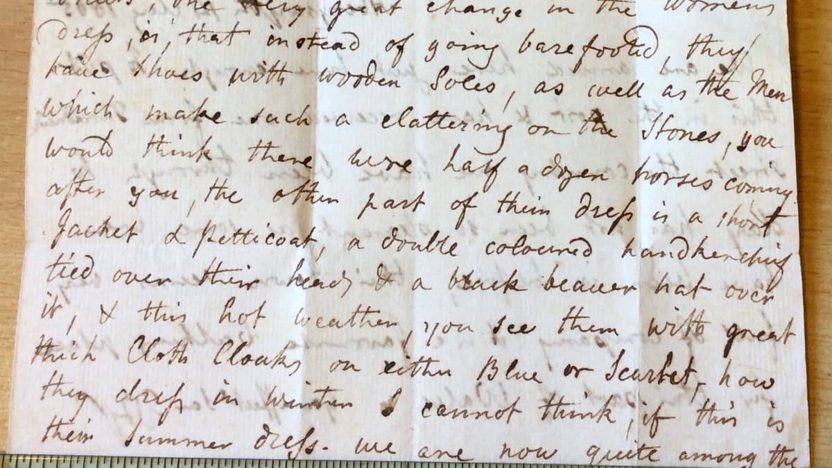 Rare Georgian letters describe Cardigan as ‘dirty’ and ‘shabby’ but ...